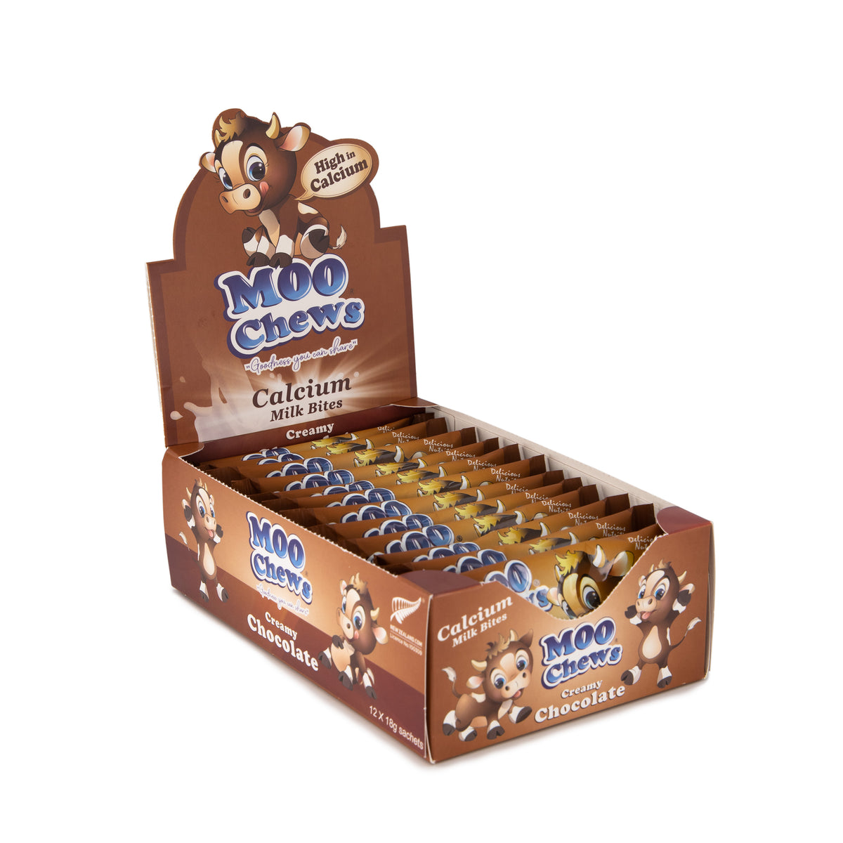 Chocolate Milk Bites - Carton (12 packs) – Moo Chews